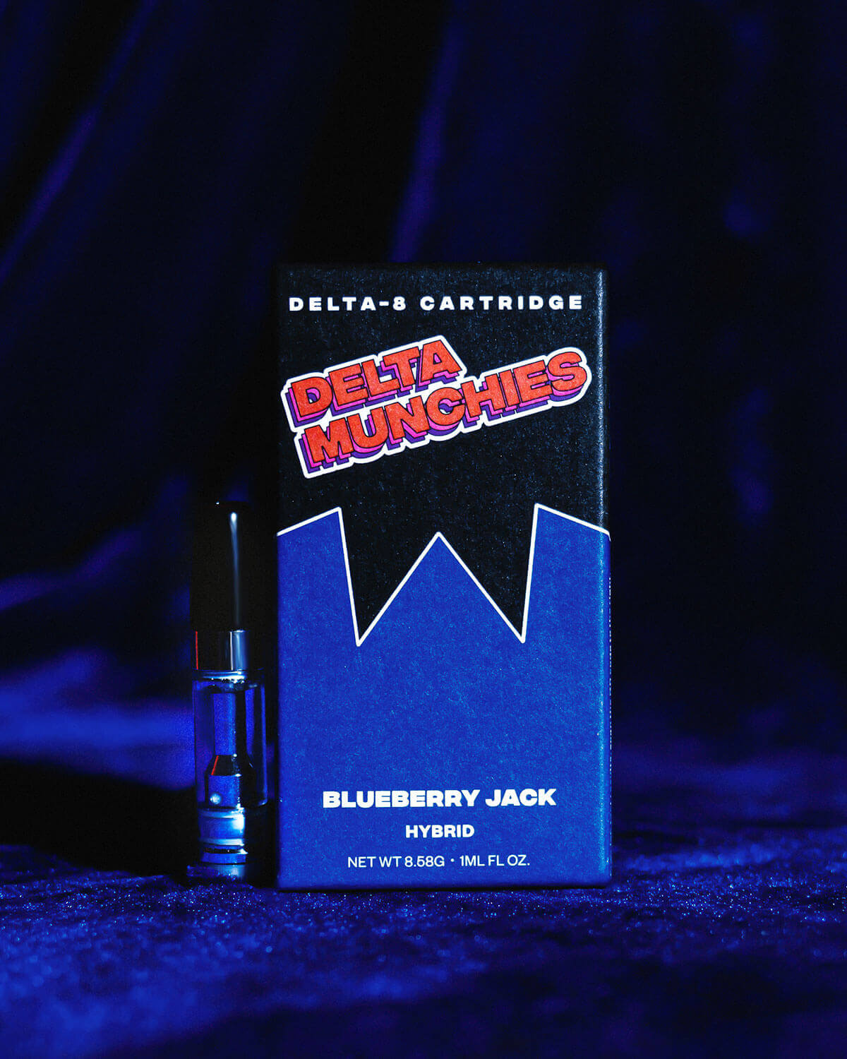 Delta Munchies Blueberry Jack Vape Cartridge Delta Munchies Blueberry Jack Vape Cartridge