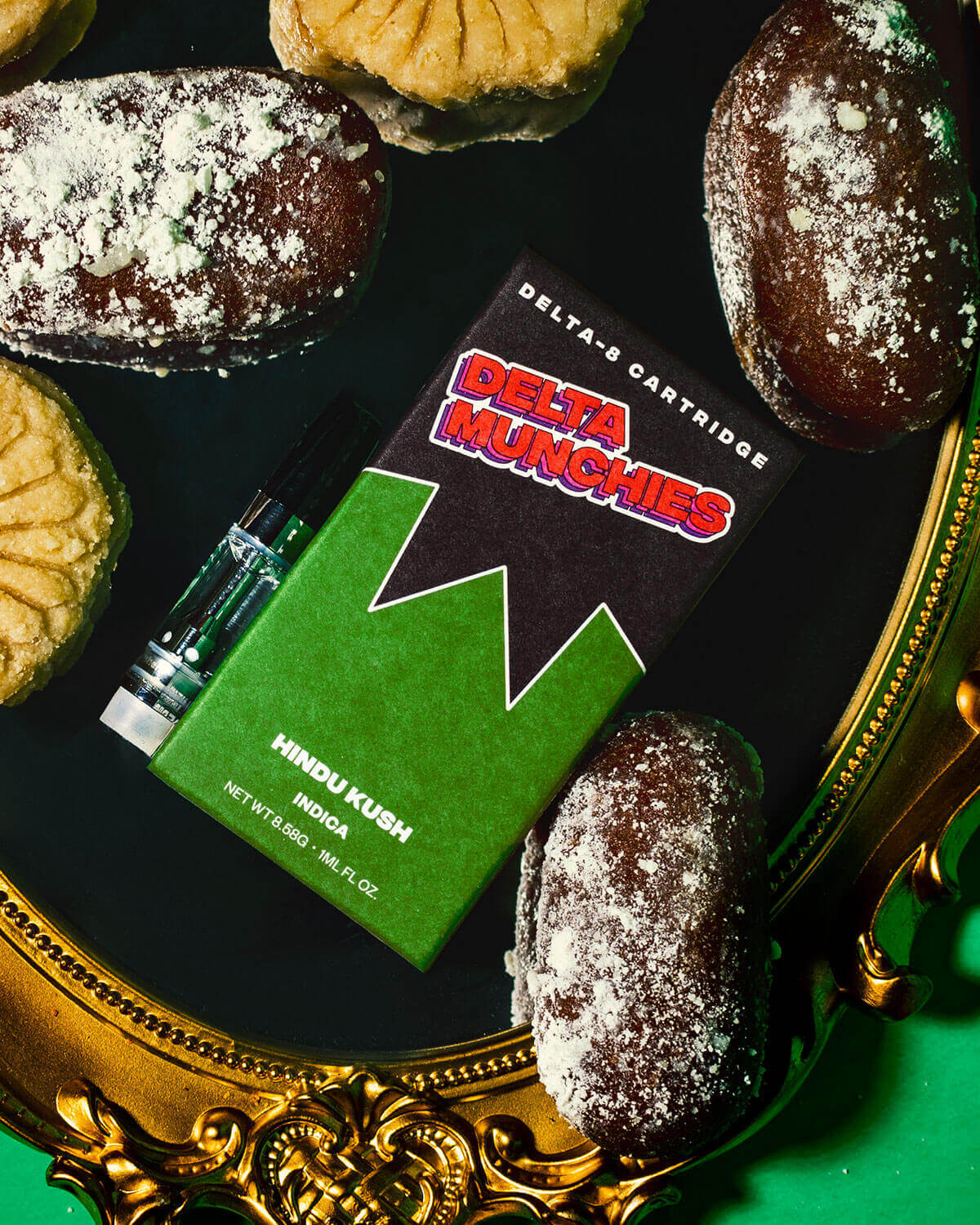 Delta Munchies Hindu Kush Vape Cartridges - Everyday Delta Delta Munchies Hindu Kush Vape Cartridges - Everyday Delta